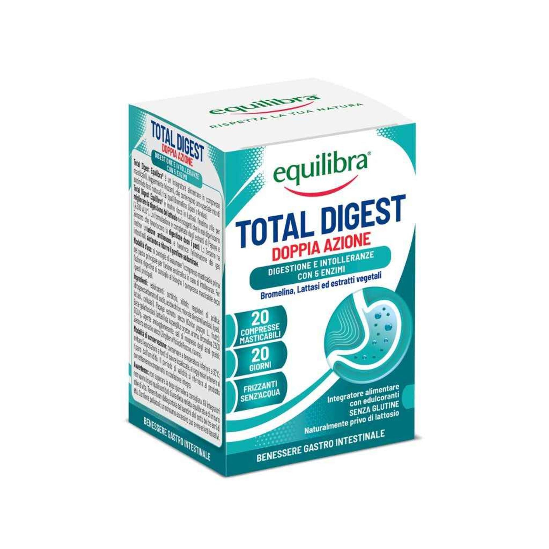 Total Digest 20 compresse masticabili – Letsell